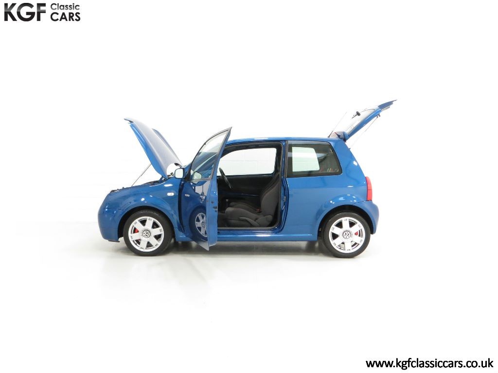 A Rare UK Raven Blue Volkswagen Lupo GTi with 17 Stamps and 44,460 ...