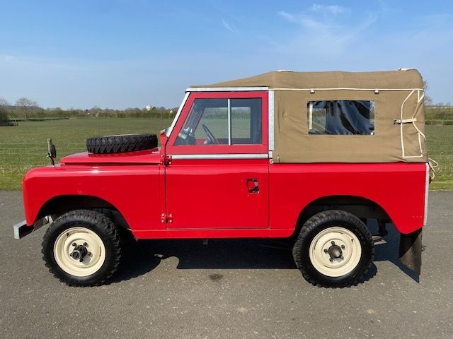 1963 Land Rover IIA in Poppy Red with a grey interior For Sale ...