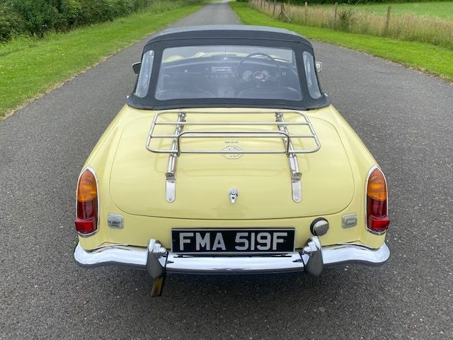 1968 MGC Roadster Manual O/D in Primrose Yellow For Sale | Classic Cars ...