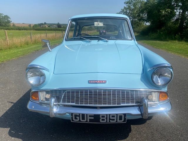 1966 Ford Anglia 105 E Deluxe in Blue with a Blue interior For Sale ...