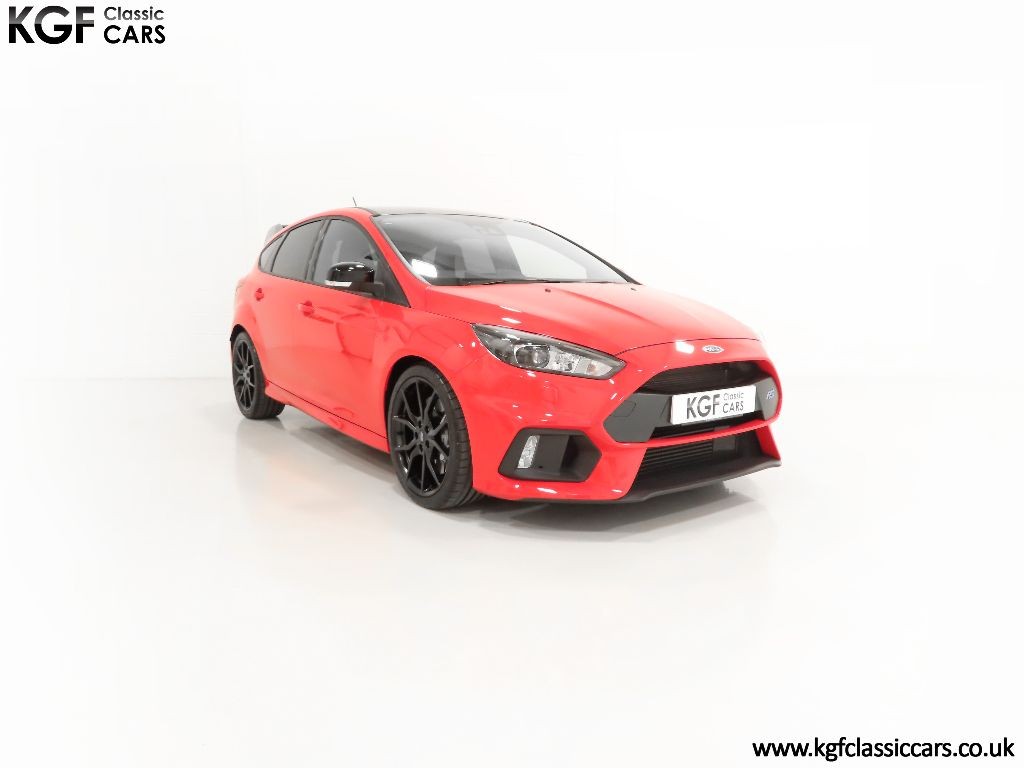 One of 300, a Ford Focus RS Red Edition with 393 Miles and One Owner ...