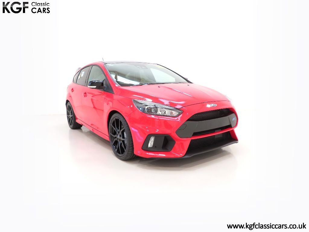 Amazing, One of 300 Ford Focus RS Red Editions with 7 Miles and One ...