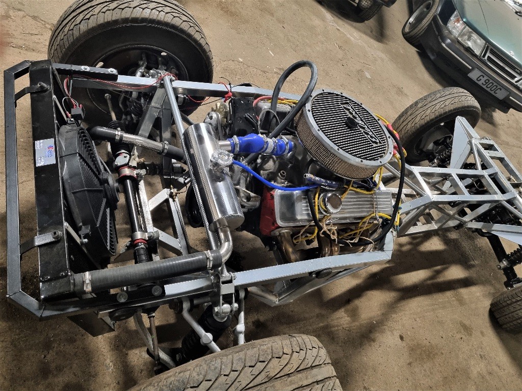 AC Cobra Kit Car Rolling Chassis - 5700cc Chevy Engine For Sale ...