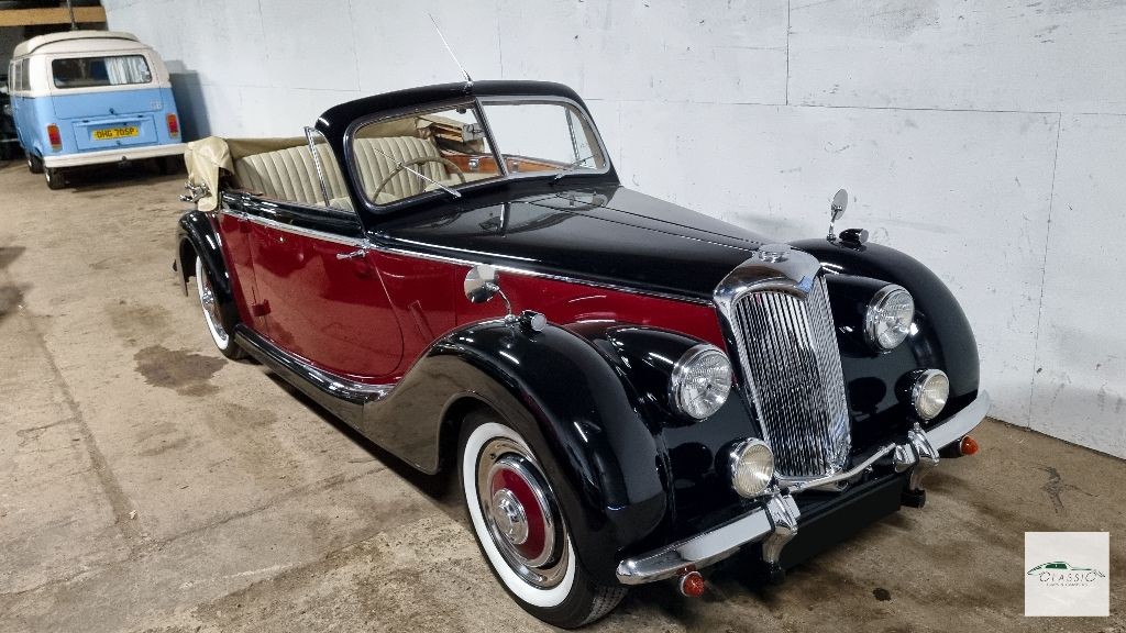 Incredibly Rare 1951 Riley RMD Factory Convertible - Drophead Coupe ...
