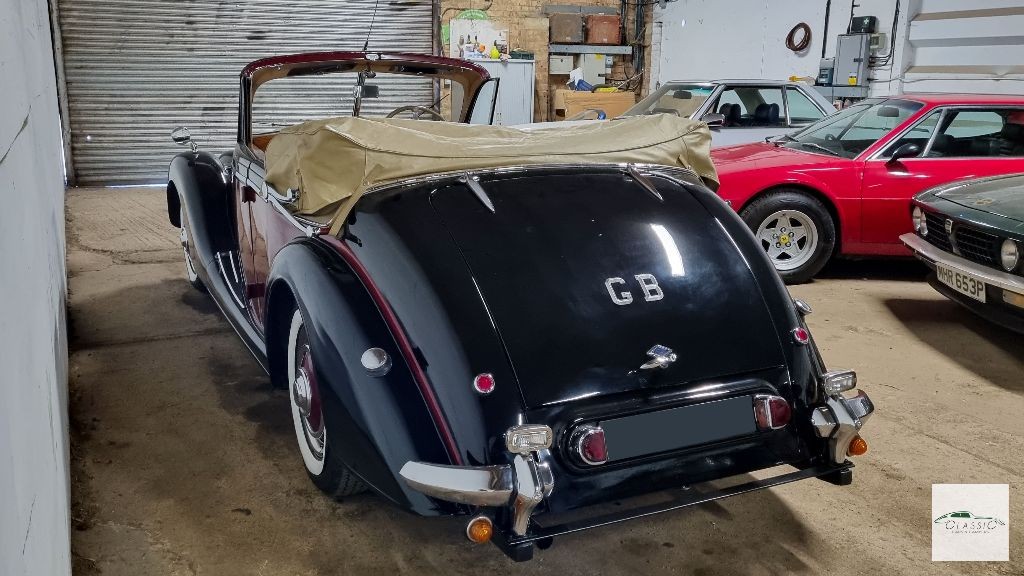 Incredibly Rare 1951 Riley RMD Factory Convertible - Drophead Coupe ...