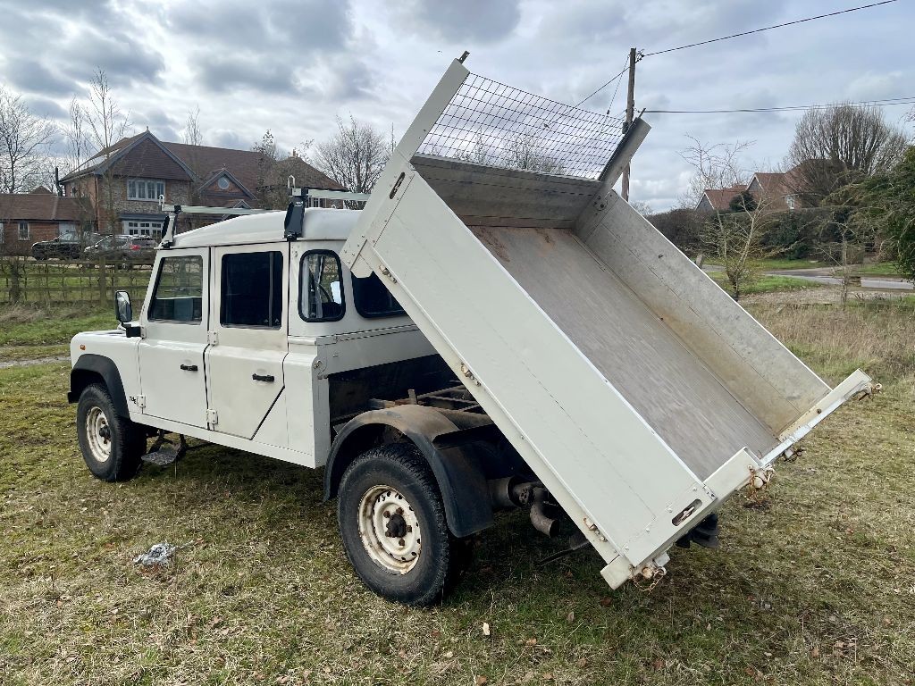 2002 Defender 130 TD5 Double Cab Dropside Tipper For Sale | Classic ...