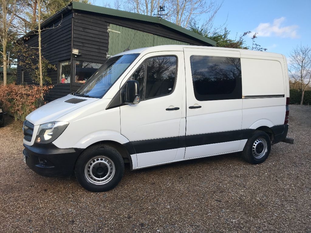 2015 Mercedes 313 CDI MWB Crew Van/Camper - NO VAT For Sale For Sale ...