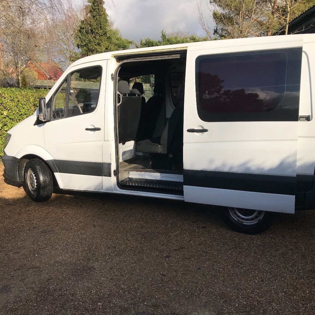 2015 Mercedes 313 CDI MWB Crew Van/Camper - NO VAT For Sale For Sale ...