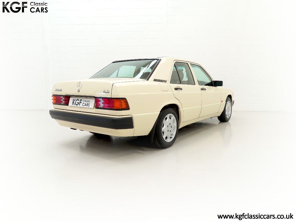 A First-Class Mercedes-Benz 190E (W201) Auto with 29 Service Stamps For ...