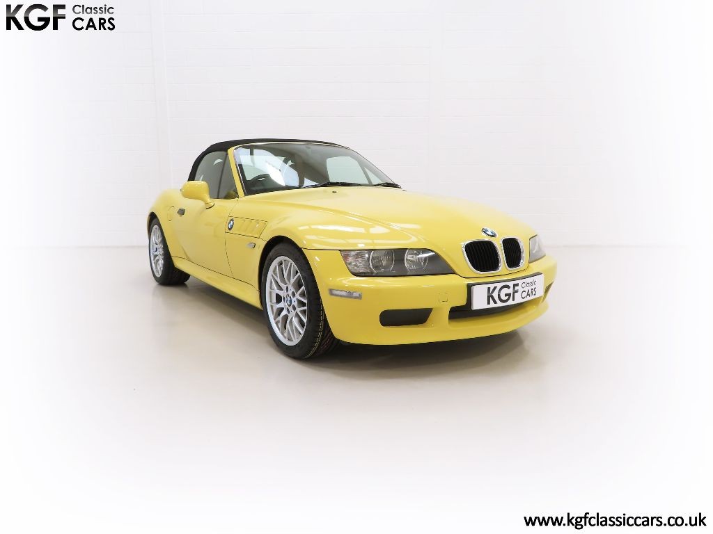 A Pristine Dakar Yellow BMW Z3 Sport Edition Roadster with Only 20,550 ...