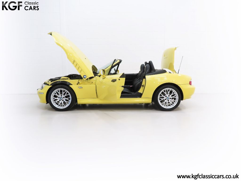 A Pristine Dakar Yellow BMW Z3 Sport Edition Roadster with Only 20,550 ...
