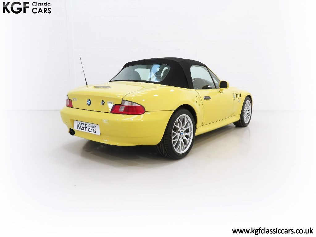 A Pristine Dakar Yellow BMW Z3 Sport Edition Roadster with Only 20,550 ...